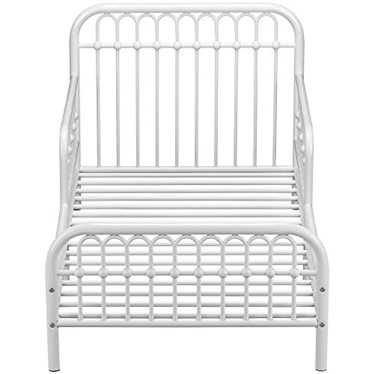 Little Seeds Monarch Hill Ivy Metal Toddler Bed, White