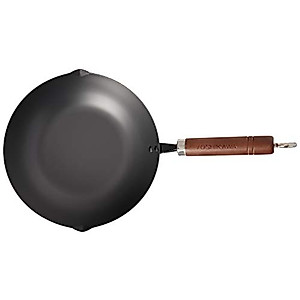 Yoshikawa Black Steel Fry Pan, 9