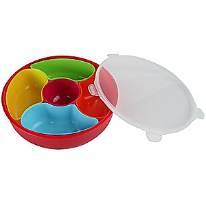 Home-X Sectional Serving Bowl with Cover