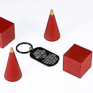 Brother Gifts Keychain for Brother from Sister Brother Funny Tank You Gift for Birthday Christmas Valentines Day Siblings Day Graduation for Big Little Brother Men Boys Stepbrother Brother in Law Cousin