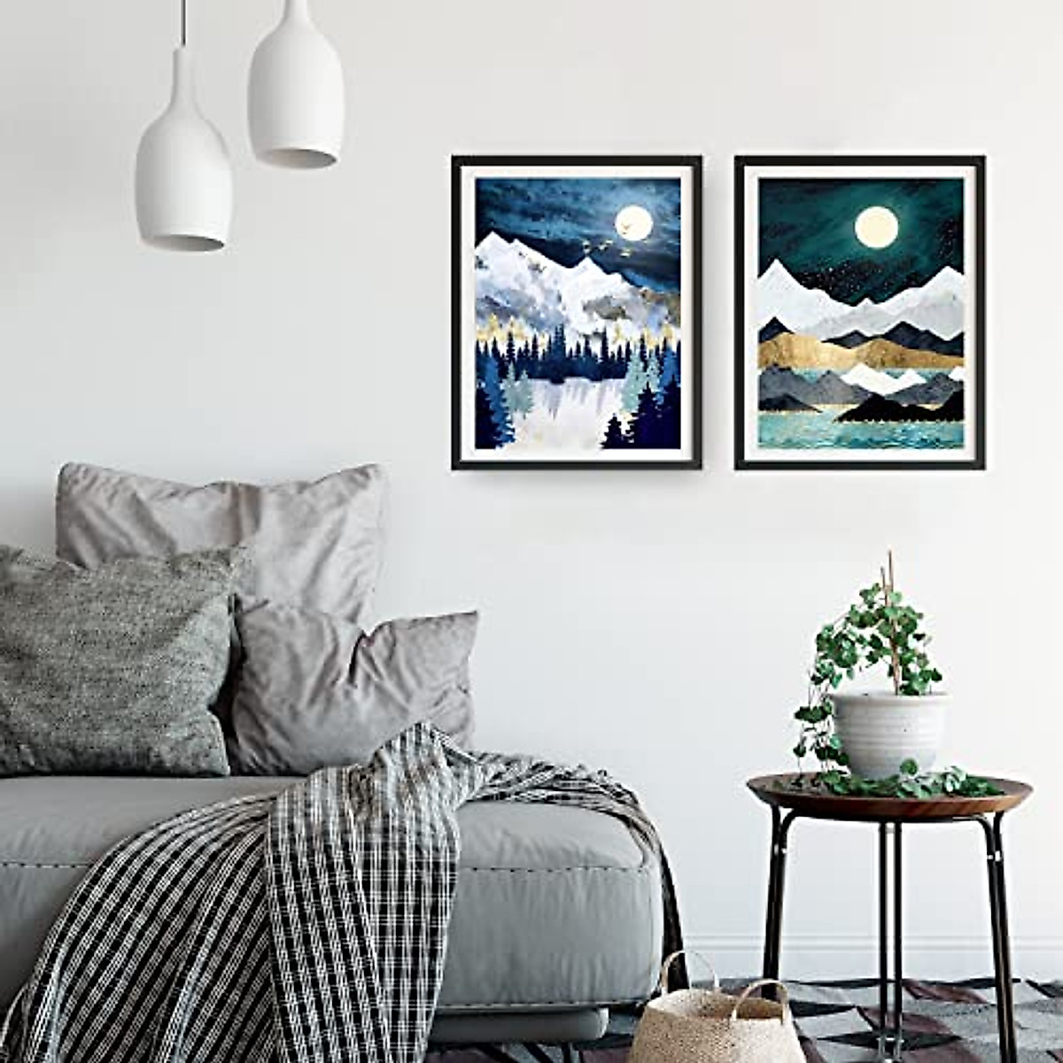 HUBENDMC 6 Pack Diamond Painting Kits for Adults,Diamond Art Kits with Tools & Accessories,5D Diamond Dots Gem Art Craft Kits-12 x 16 inch (Mountain)