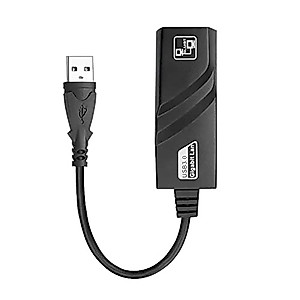 Diarypiece Ethernet Network Card 10/100/1000Mbps Converter, USB 3.0 Adapter To RJ45 Lan Adapter, for Laptop Computer Game Switch