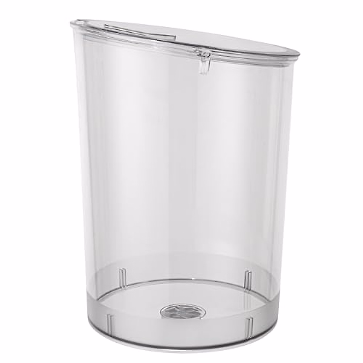Restaurantware Met Lux 4 Gallon Food Storage Container, 1 Airtight Treat Box - With Scoop, Shatterproof, Clear Plastic Cereal Container With Hinged Lid, For Kitchen Or Pantry Organization