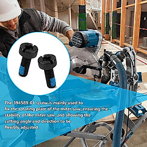 394589-01 Screw Compatible with Dewalt Miter Saw Stand - Replace for DWS779 DWS780 DW703 DW704 DW705S - 2 Pack