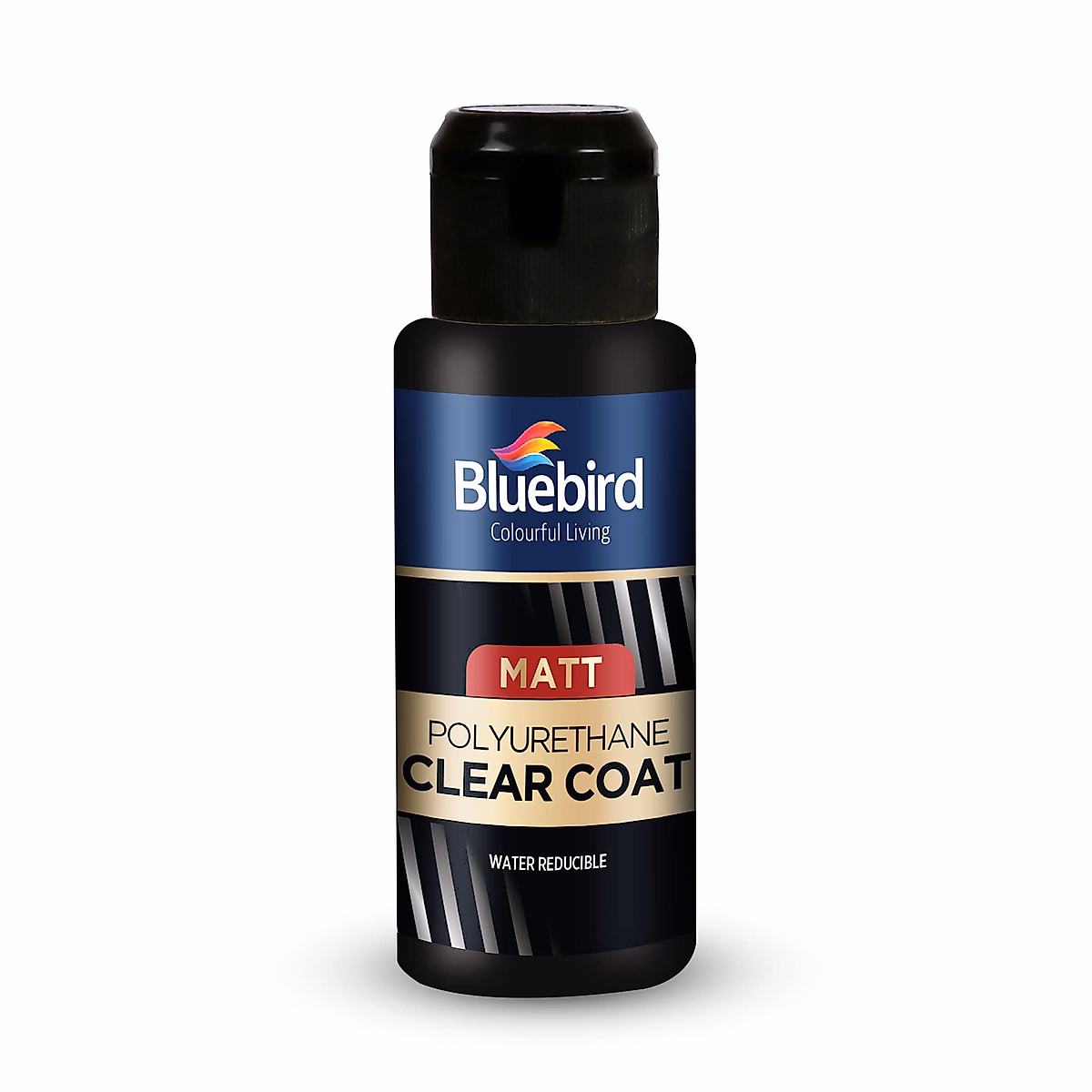 Bluebird 3.4 Fl Oz Polyurethane Clear Coat for Furniture, Paintings, Water-Based Professional Varnish (Matt)