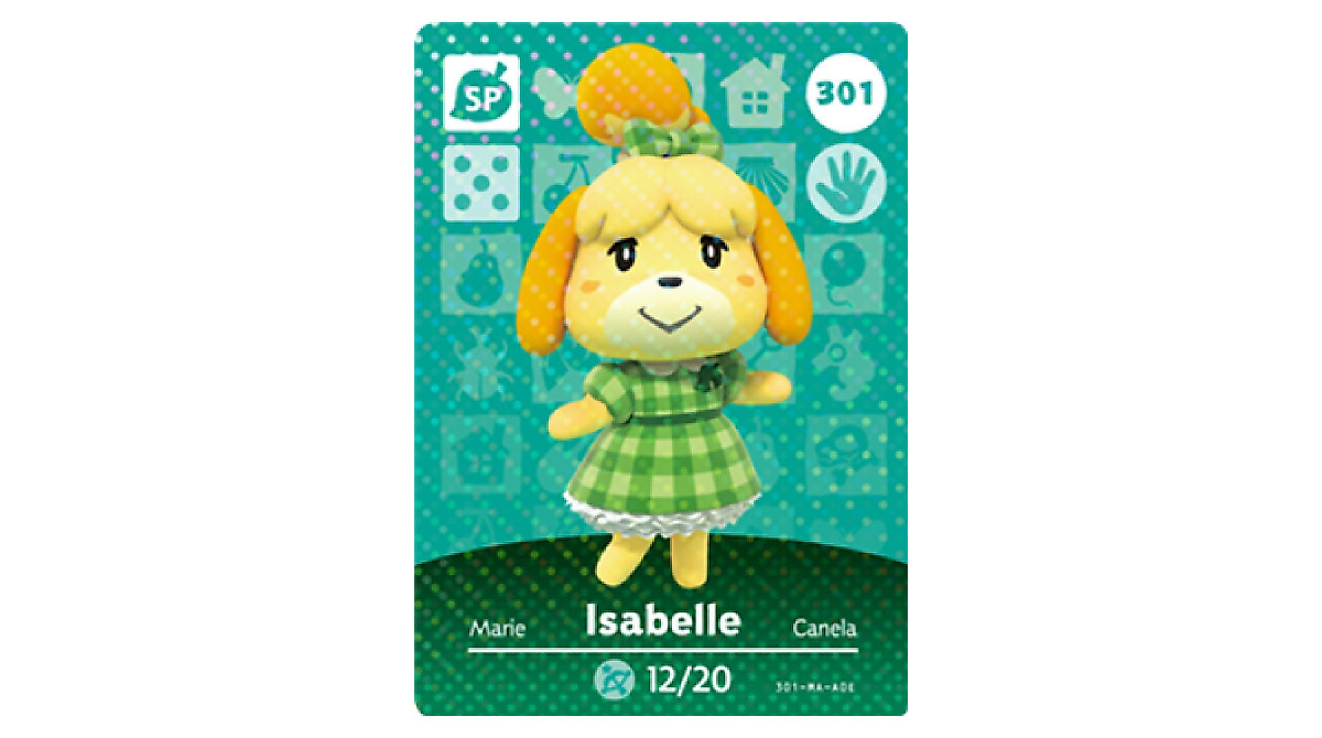 Isabelle Amiibo Card - 301 | Collect Animal Crossing