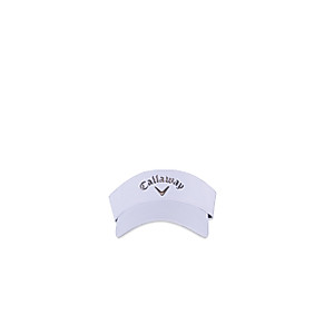 Callaway Golf Women's Liquid Metal Visor Collection Headwear (White/Gunmetal)