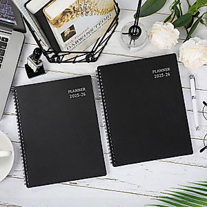 2023 Planner - Jan 2023 - Dec 2023, 8" x 10" (with Twin-Wire Binding), Planner 2023 with Weekly & Monthly Spreads, Strong Twin-Wire Binding, Round Corner, Improving Your Time Management Skill