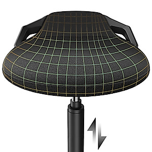 Standing Desk Chair, Adjustable Ergonomic Standing Stool, Swivel Sitting Balance Chair, Anti-Slip Bottom Pad