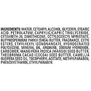 Jergens Rose Body Butter Lotion, Hand and Body Moisturizer with Camellia Essential Oil, for Indulgent Hydration, 7 oz