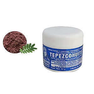 DEL INDIO PAPAGO Facial Day Skin Cream with Tepezcohuite 60g Small - Corporal Colageno Y Vitamina E - Hydrates the Skin