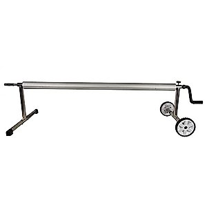 Sun2Solar 16-Foot Wide Stainless Steel Solar Cover Deluxe Reel System | Works with 800 & 1200 Series | Perfect for In-Ground Swimming Pools