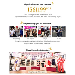 ohyeah Black Floral Lace Garter Belt for Thigh Highs Stocking 4-Strap Metal Clip Sexy Mesh Suspender M-L (Only Garter Belts)