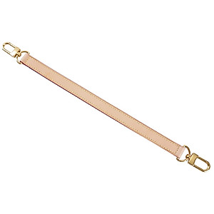 Genuine Leather Plain Strap Replacement Top Handle Leather Strap for Handbag (Yellow, 26 in)