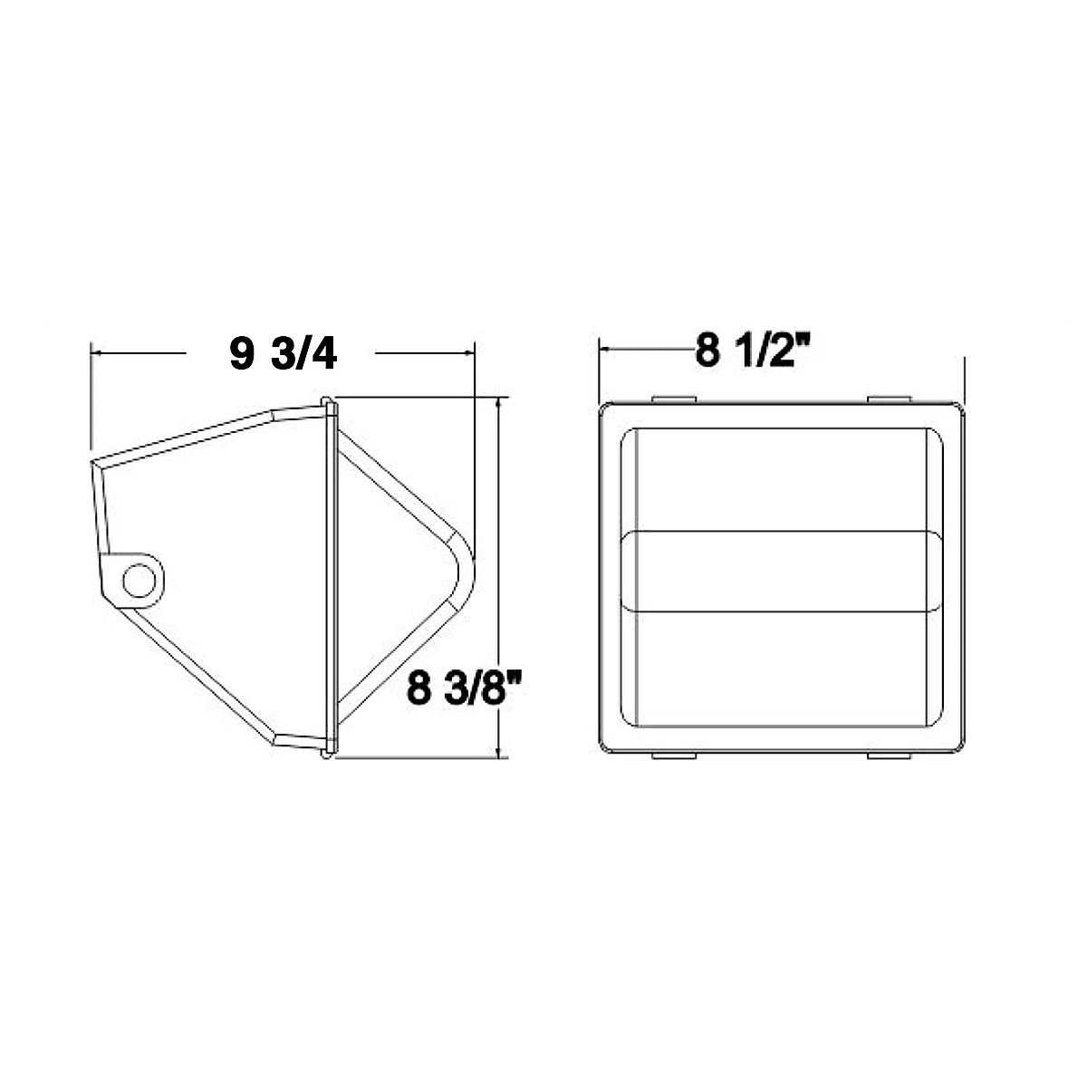LED Wallpack Lights, 100~277V, 5000K, 30W, Outdoor Wall Pack Lighting, Sealed with High Grade Weatherproof Silicone Gasket, for Parking Areas, Driveways, Garages, Bronze