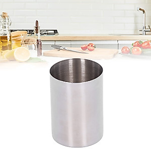 Mokernali Stainless Steel Utensil Holder, Kitchen Utensils Holder for Countertop, Kitchen Cooking Caddy and Countertop Utensil Organizer for Chopsticks Spoon Fork Steak Knife, 3.3 x 2.4 In