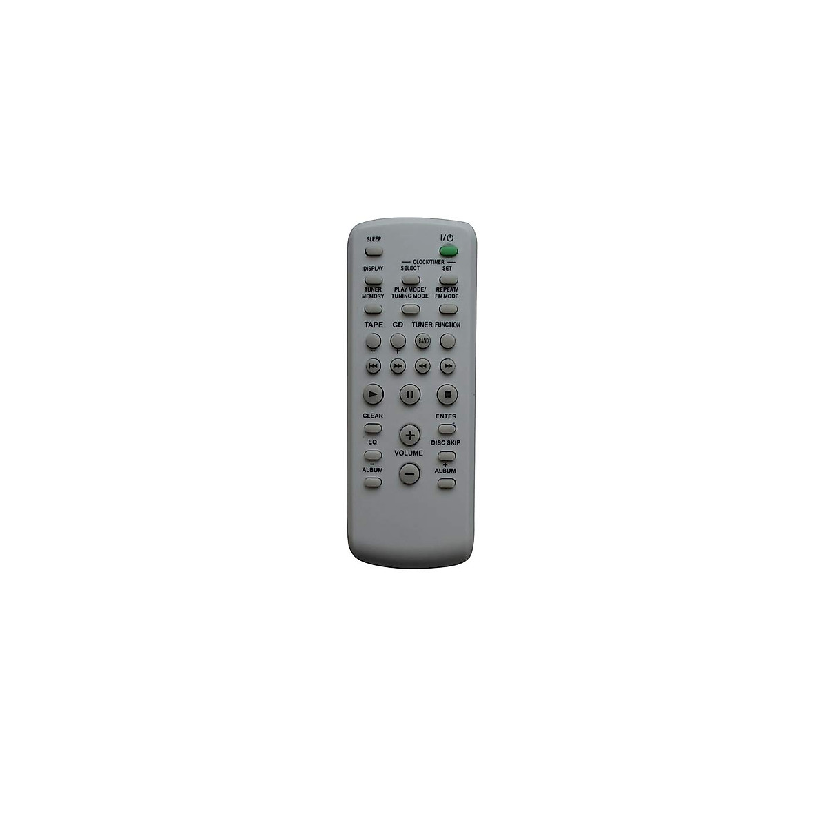 HCDZ Replacement Remote Control for Sony MHC-EC77 HCD-EC77 MHC-EC68 HCD-EC68 MHC-EC78 HCD-EC78 RM-SC55 HCD-ZX6 Micro Hi-Fi Component System