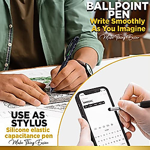 Gifts for Men, Stocking Stuffers for Men, Multitool Pen Set 9 in1, Christmas Gifts for Men Who Have Everything, Dad Gifts from Daughter Cool Gadgets for Men, Boyfriend, Father, Husband, Tools for Men