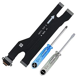 MMOBIEL Dock Connector Compatible with Huawei P30 Pro 2019 - Charging Port - Headphone Port/Microphone Replacement - Type C - Incl. Screwdrivers