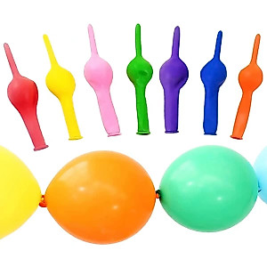 ADIDO EVA Link Balloons Green 12 Inch Quick Latex Link Balloon 80 Pcs for Birthday, Halloween, Christmas, Party Festival Decorations