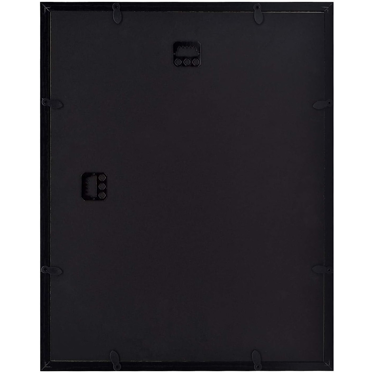 Golden State Art, 11x14 Tall/Split Molding Picture Frame, Wall Display Perfect for Displaying Weddings Photos, Anniversary Photos, Memories (Black/Grey, 1 Pack)