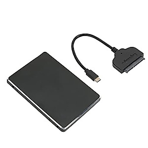Jopwkuin SSD Enclosure, High Heat Dissipation Lightweightdurable Hard Drive Adapter Card for Computer for Office for Home