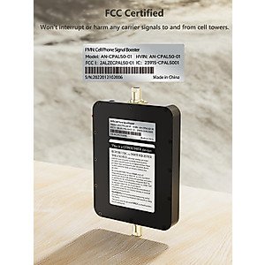 Cell Phone Signal Booster for RV | Boosts 5G 4G LTE for All U.S. Carriers - Verizon, AT&T, T-Mobile & More on Band 2, 4, 5, 12, 13 and 17 | Easy to Setup | FCC Approved