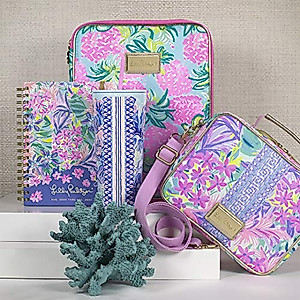 Lilly Pulitzer Insulated Lunch Box for Women, Cute Lunch Cooler Bag with Adjustable/Removable Shoulder Strap, It Was All A Dream