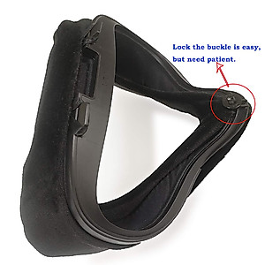 Cover for Oculus Quest face Foam -Super Soft and Made of 5% Spandex & 95% Polyester-Only fit The Oculus Quest Original face Foam-(2 Pcs Black)