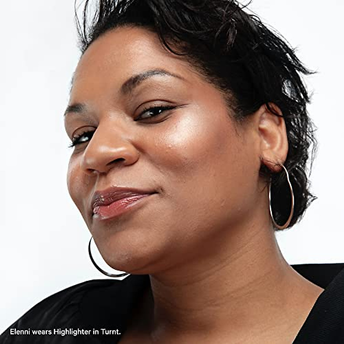 MILK Makeup Mini Highlighter Stick - Hydrating Pigmented Cream, Radiant - Vegan - 0.21 Oz (TURNT - White Gold/Pink Pearl)