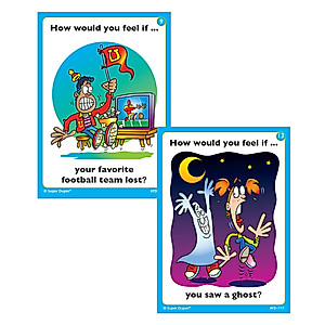 Super Duper Publications | How Would You Feel If Fun Deck | Understanding Feelings and Emotions Flash Cards | Educational Learning Materials for Children