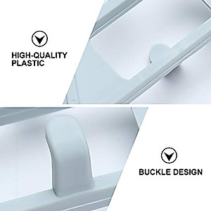 YARNOW Pants Hangers, 10PCS Adjustable Clothes Hangers, Adjustable Clips Pants Hanger, Slack, Trouser, Jeans, Towels for Newborn, Adults Clothes, Blue