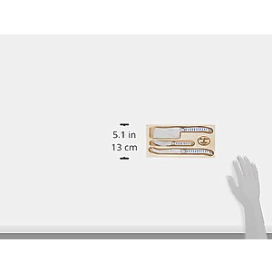 Jean Dubost Laguiole Cheese Butter Spreader Sets, Stainless Steel Blades, Set of 3, Mariniere