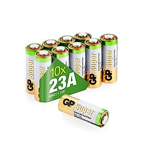 GP 23AE Ultra 23 A 12 V High Voltage Alkaline Battery (x10)