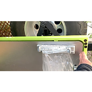 GNIDVSDLF Garbage Bag Holder/ Trash Can for Shopping Bag Plastic Bag Holder Home Garbage Can Storage Bucket Folding Wall-Mounted for Kitchen Bathroom Counter Toilet RV