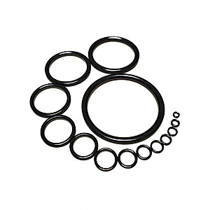 Kalavarma 26-Piece SIC Ring Fishing Rod Guide Repair Kit - High-Grade Ceramic Rings in 13 Sizes for Center Ring Fixes