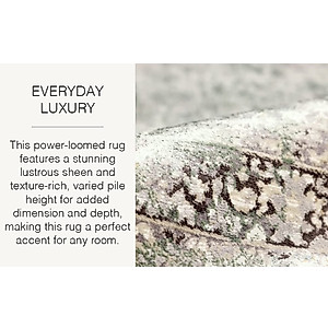 Jaipur Living Vibe Thayer 7'10"X10' Area Rug, Updated Traditional Green for Indoor Spaces