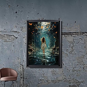 Abstract Painting Buy Canvas Wall Art, Butterfly Painting Art, Butterfly canvas, bedroom Butterfly wall art,Watercolor abstract Butterfly canvas painting