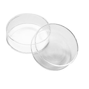 OSALADI Mini Glass Bowls Prep Serving Candy Dishes Cake Plate Ice Cream Cup Reptile Feeding Dish Tray for Kitchen Dessert Dips Sauces Condiments, Transparent, 8.8X8.8X2.6CM, UFU5211T25E17V