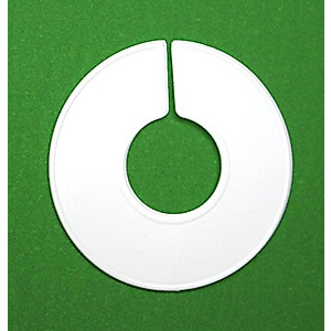 JSP Manufacturing Clothing Rack Size Dividers Hangers Dividers - Round Size Rack Dividers for Clothes Stores or Home - 100 Pcs Box