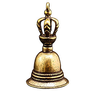 ARTIBETTER Copper Hand Bell Call Bell Vintage Wedding Bell Reception Dinner Shop Hotel Service Bell