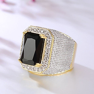 Viyuroyk 925 sterling silver Square Gemstone CZ Diamond Eternal engagement Cubic Zirconia Rings Diamond Rings for Women Jewelry Findings Earring Backs Findings (US Code 11, sapphire)