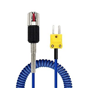 PerfectPrime TL0202, K-Type Thermocouple Magnetic Surface Temperature Probe 572°F