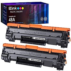 E-Z Ink (TM Compatible Toner Cartridges Replacement for HP 48A CF248A to use with Pro M29w M15w MFP M28w M28a M29a M30w M31w M15a M16a M16w Printer (Black, 2 Pack)