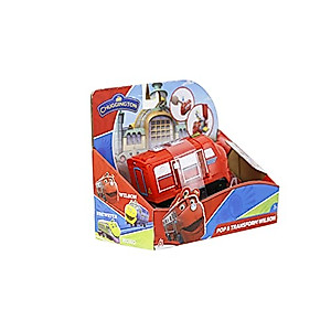 Chuggington - Pop and Transform Chuggers – Wilson - 5" Transforming Train Toy - Free-Rolling Wheels - Birthday Gift for Preschool Kids Age 3 and Up - Fun for 3 4 5 Year Old Boys and Girls