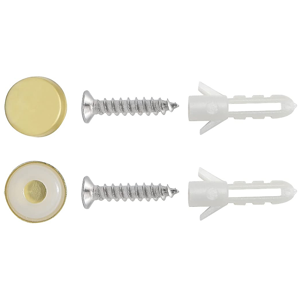 Dianoo 35.5cm Gold Wine Glass Rack, Under Cabinet Wine Glass Holder, Stemware Rack, Hanging Stemware Holder For Kitchen Bar, 1 Row