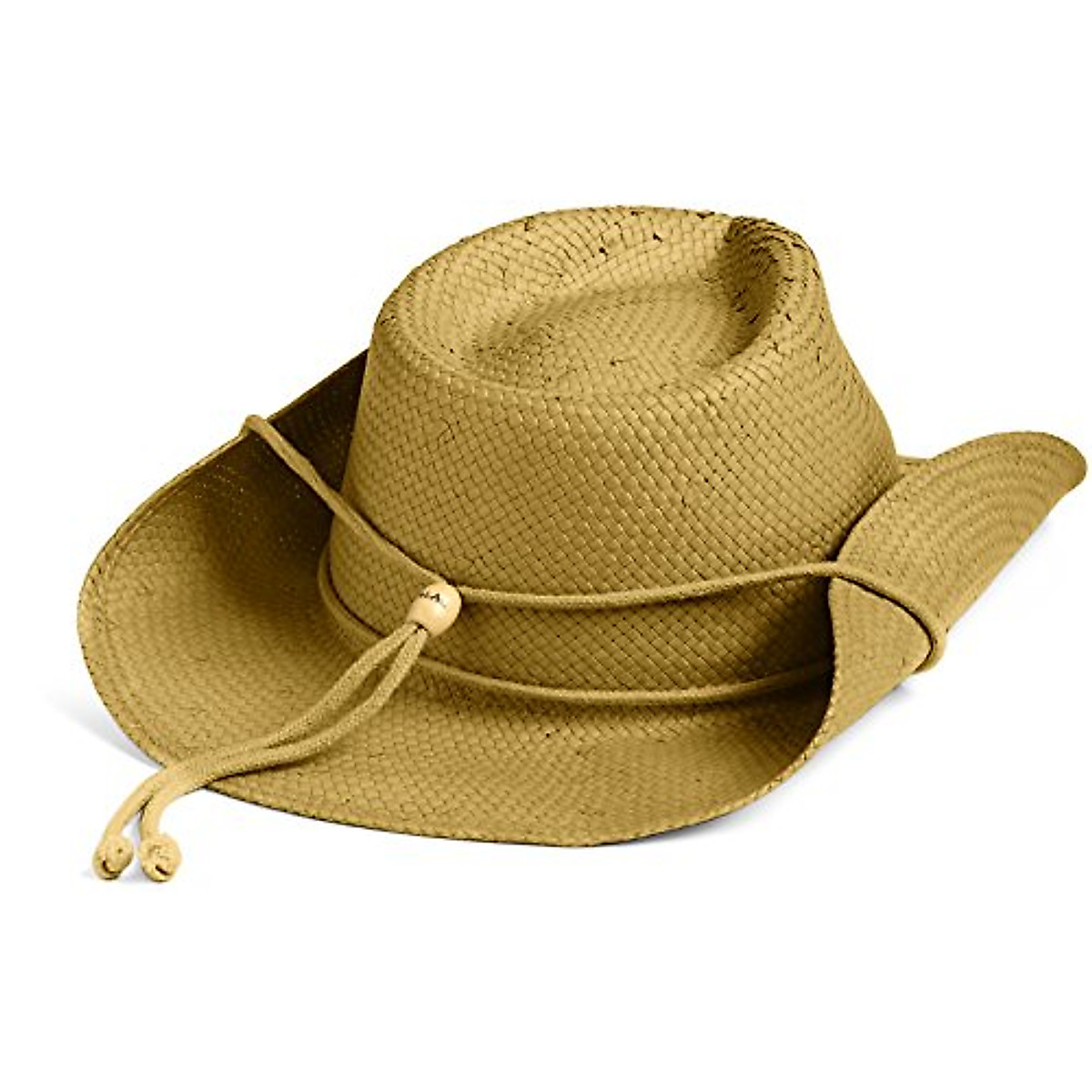 Scala Women's Shapeable Toyo Western Hat, Tobacco, Large/X-Large