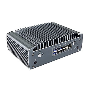 HUNSN Micro Firewall Appliance, Mini PC, OPNsense, VPN, Router PC, Intel Core I5 10210U, RX10, AES-NI, 6 x 2.5GbE I225-V B3, HDMI, DP, COM, SIM Slot, TPM2.0, 16G RAM, 128G SSD