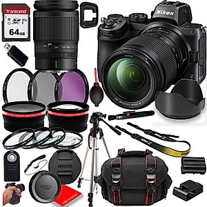 Nikon Z5 Mirrorless Camera with 24-200mm Lens + Case + 64GB Memory(26pc)