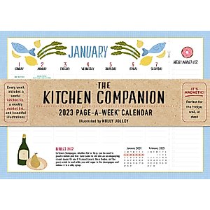 The Kitchen Companion Page-A-Week Calendar 2023: Magnetic - Perfect for the Fridge, Wall, or Desk